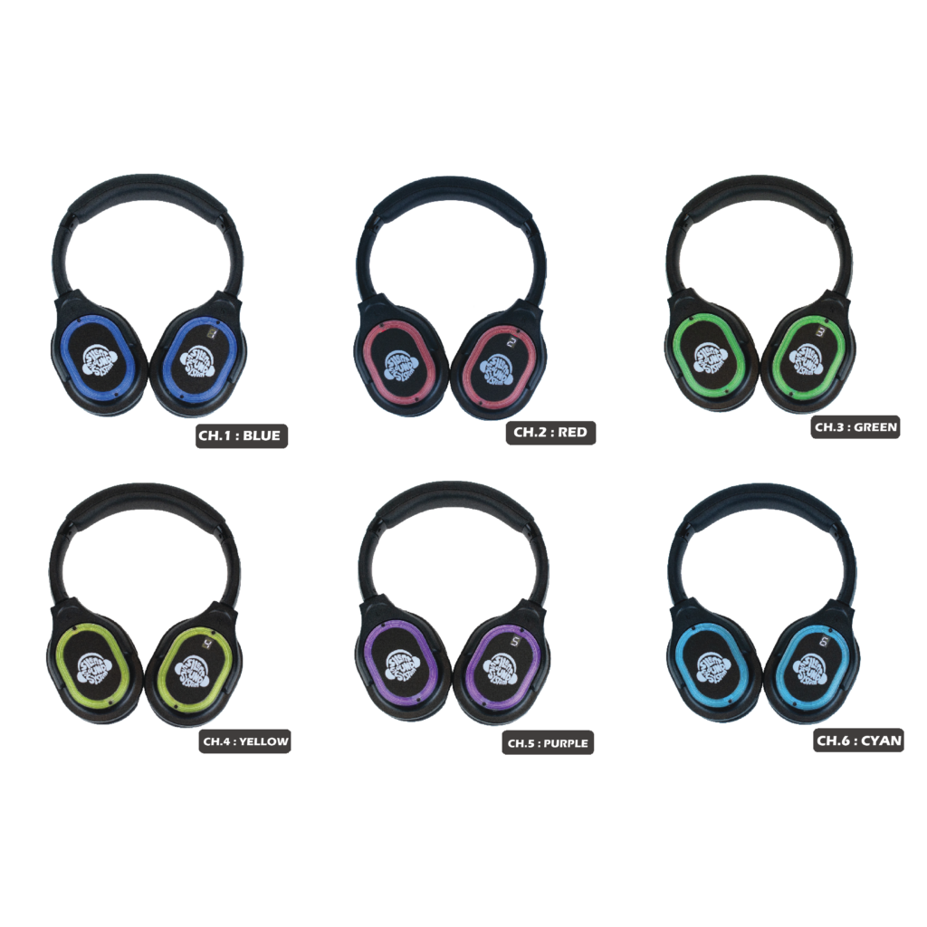 10 Channel Hi Fi Headphone – Silent Sound System
